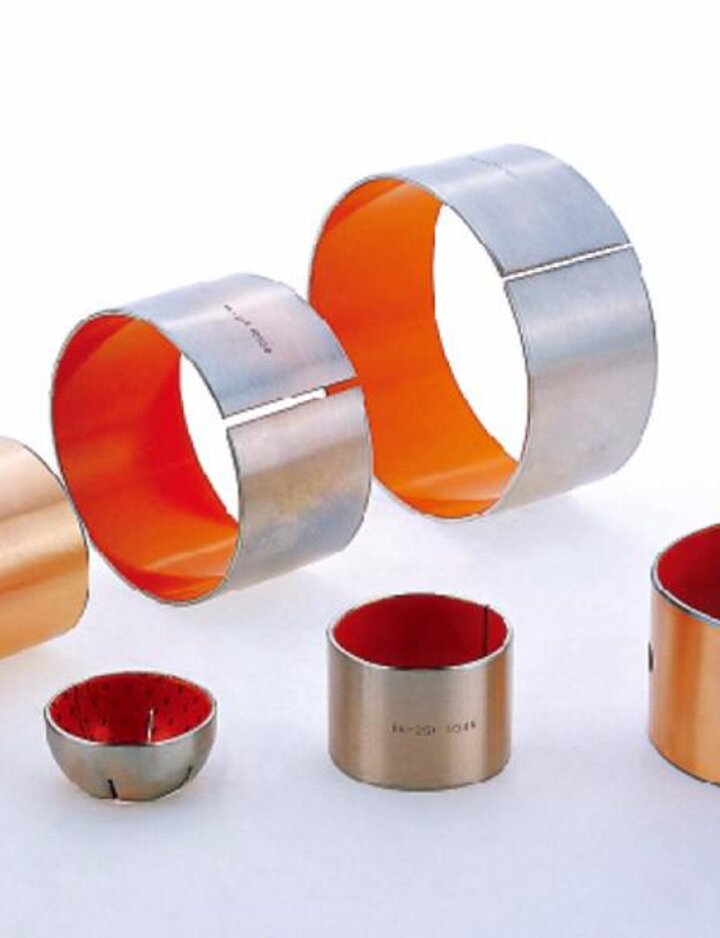 Gerollte Gleitlager, wartungsfreie Trockengleitlager | GGT